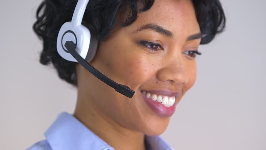 Friendly African American Customer Service Stock Footage Video (100% ...