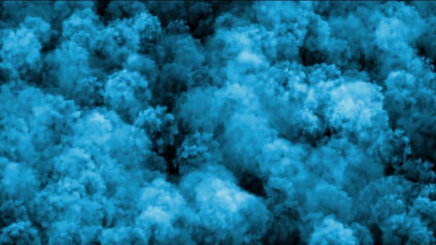 Nuclear Smoke Blue Cloud in Stock Footage Video (100% Royalty-free ...