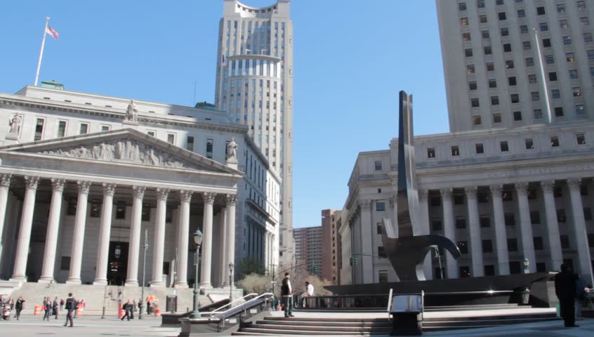 Courthouses in New York City Stock Footage Video (100% Royalty-free ...
