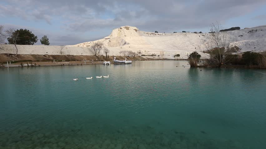 Lake at the Foothills of Stock Footage Video (100% Royalty-free ...