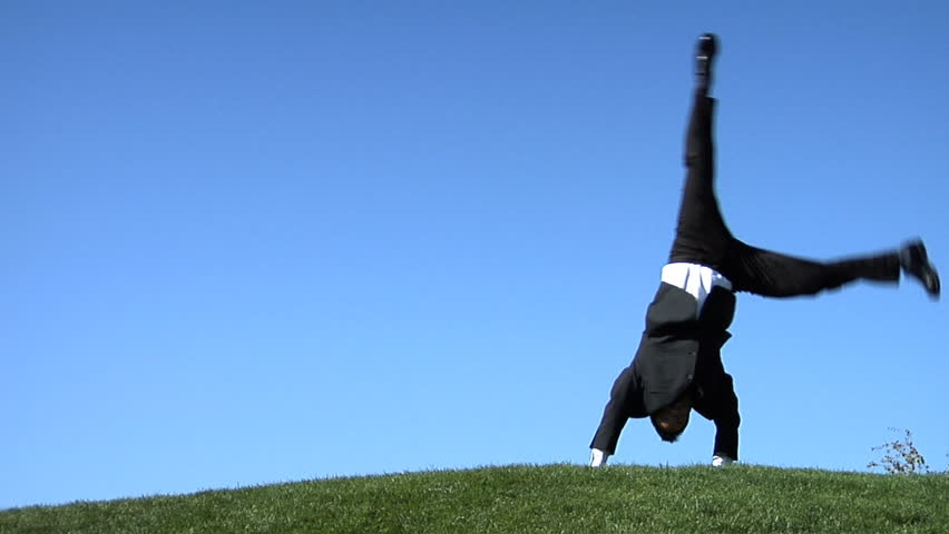 People Doing Cartwheels