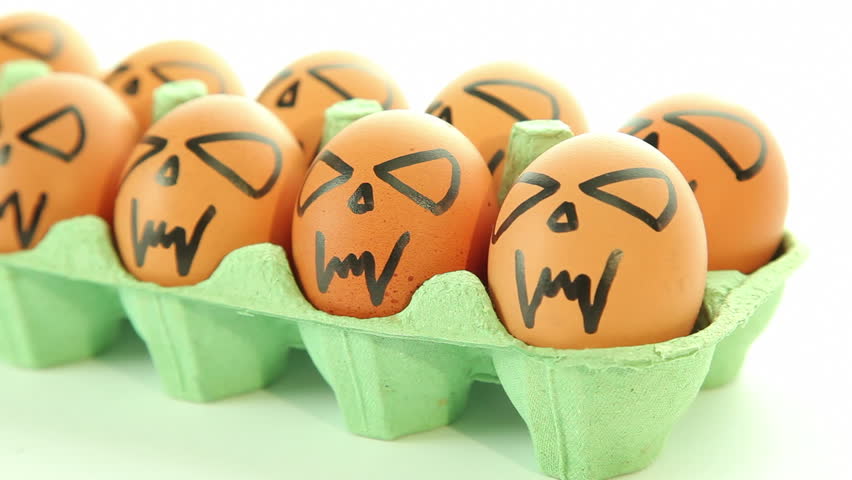 Funny Vampire Crazy Eggs Stock Footage Video (100% Royalty-free ...