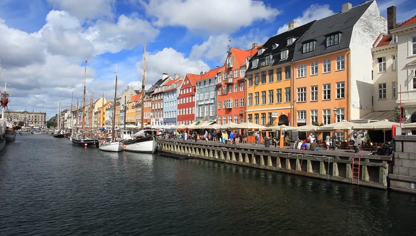 Copenhagen, Denmark – August 11: Stock Footage Video (100% Royalty-free ...