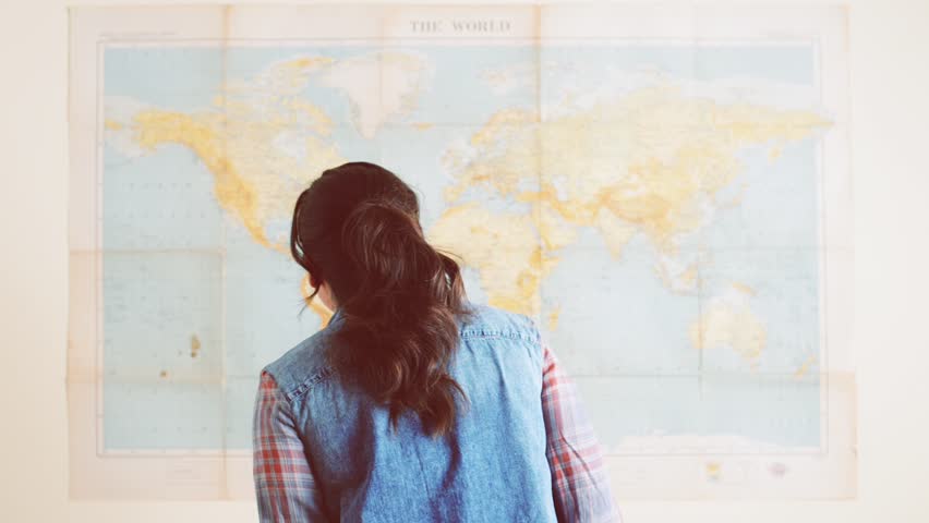 Tourist Looking At Map