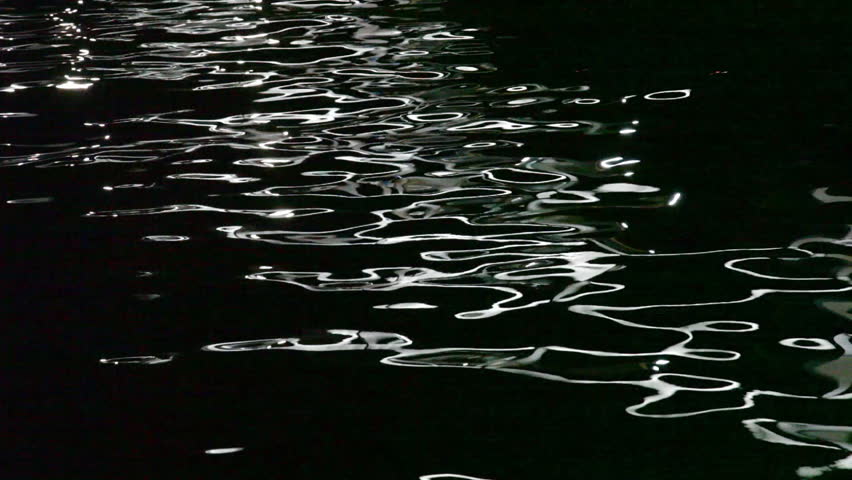 Moon Path On Ripple Surface Stock Footage Video (100% Royalty-free ...