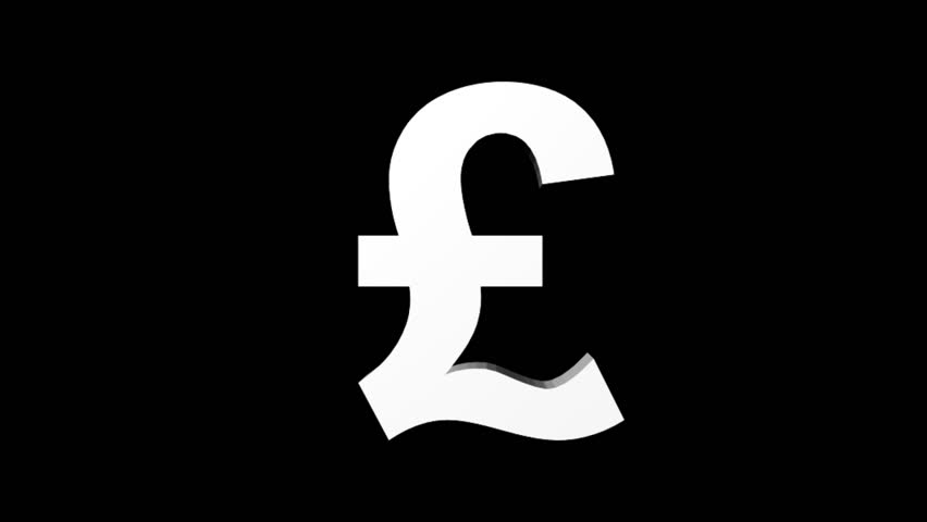 Spinning Red Pound Symbol Stock Footage Video 9284294 | Shutterstock