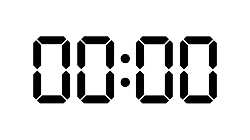 Digital Clock Stock Footage Video | Shutterstock