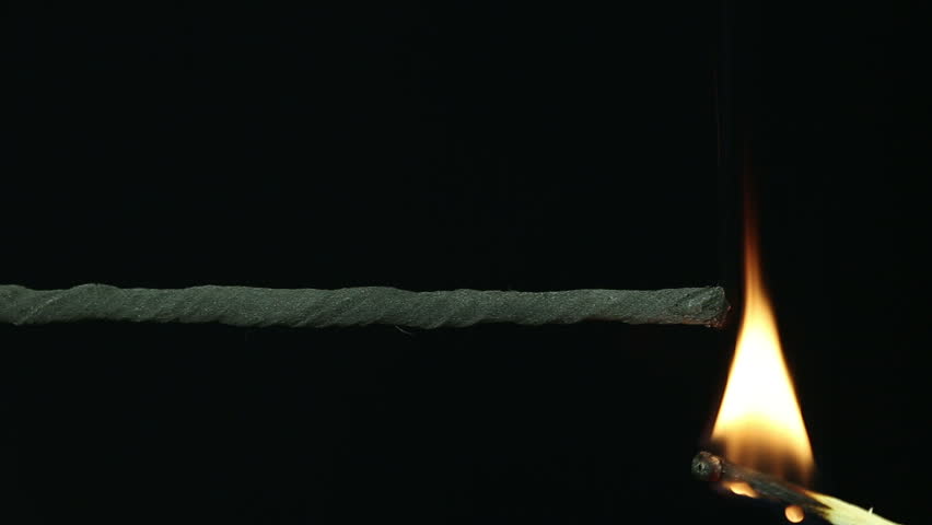 Fuse Is Burning. Dynamite Fuse Stock Footage Video 6493217 | Shutterstock