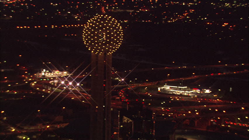 Dallas City Lights. Dallas City Stock Footage Video (100% Royalty-free ...