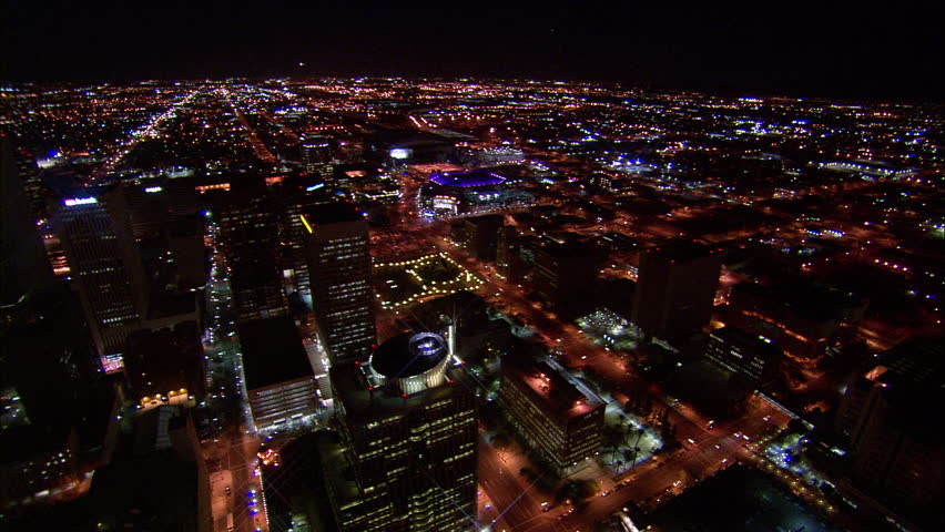 Skyline Phoenix Arizona. Incredible Far Perspective Of The Phoenix ...