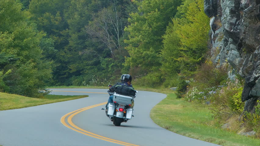 Motorcycles On Country Road Stock Footage Video 1446145 | Shutterstock