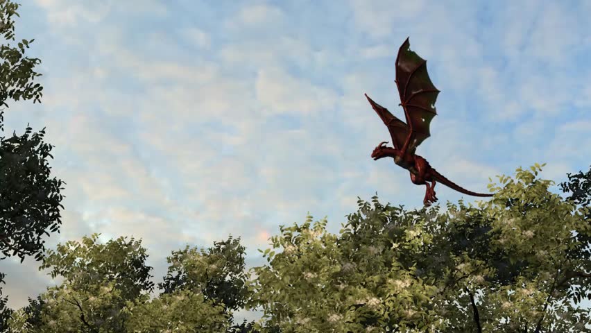 Stock video of flying dragon | 5851379 | Shutterstock