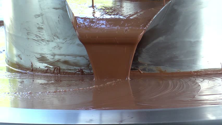 Pouring Chocolate in the Chocolate Stock Footage Video (100% Royalty ...