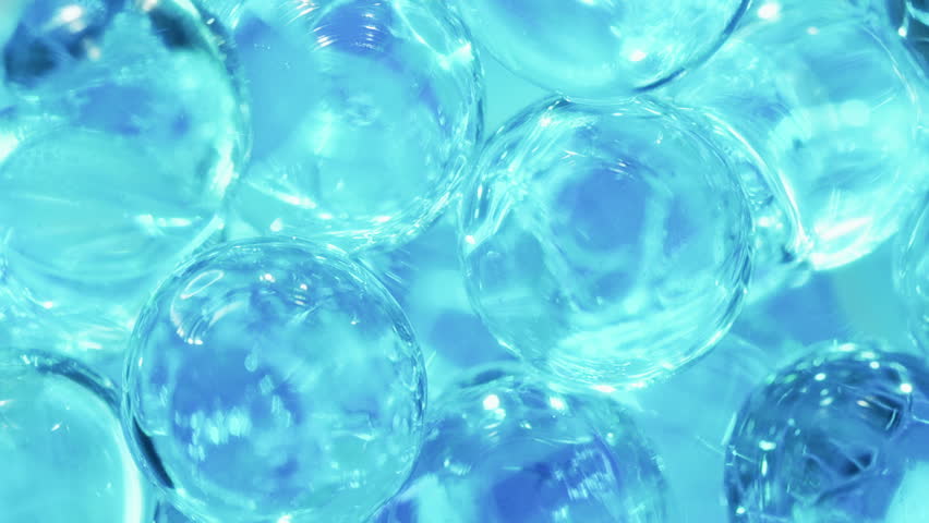 Transparent Balls. Clear Translucent Abstract Stock Footage Video (100% ...