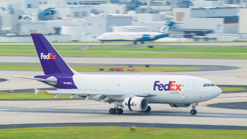 Atlanta - 2014: Fedex Express Stock Footage Video (100% Royalty-free ...