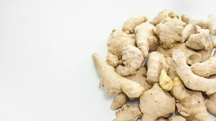 Raw Ginger Rotating On the Stock Footage Video (100% Royalty-free ...