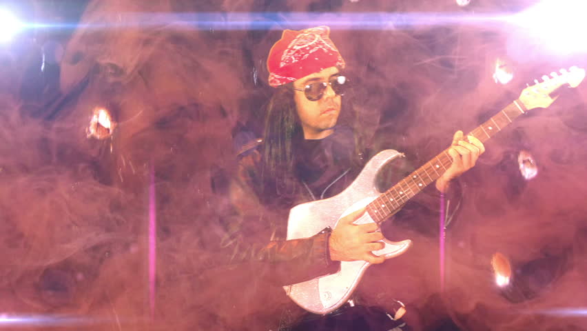 A Rockstar Rocking Out Stock Footage Video (100% Royalty-free) 6948199 ...