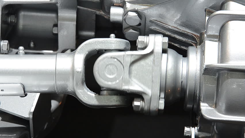 Stock video of universal joint (cardan shaft) is send | 6978199 ...