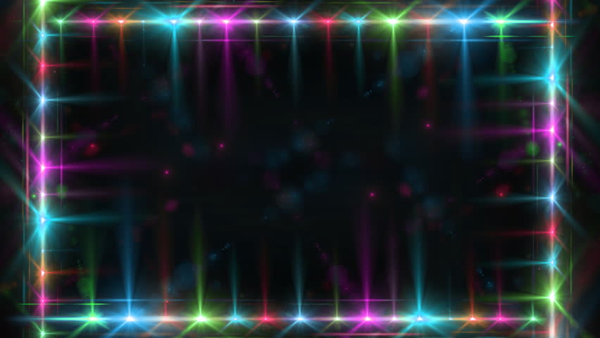 Stock video of border of lights from a stage | 7022149 | Shutterstock