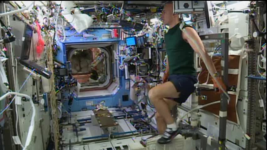 Circa 2010s - Astronauts Exercise Stock Footage Video (100% Royalty ...