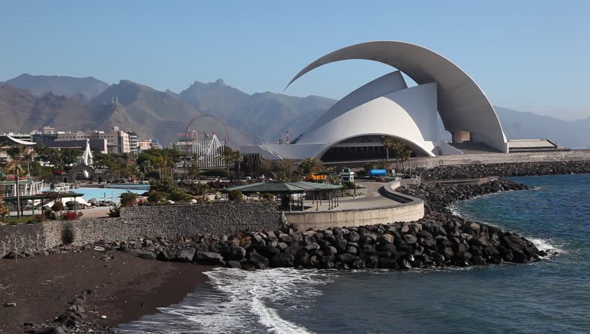 SANTA CRUZ DE TENERIFE, SPAIN - FEB 27: Auditorio De Tenerife - Adan ...