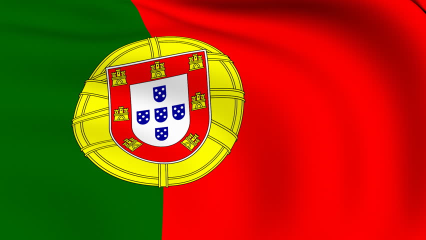 Flying Flag of Portugal | Stock Footage Video (100% Royalty-free ...
