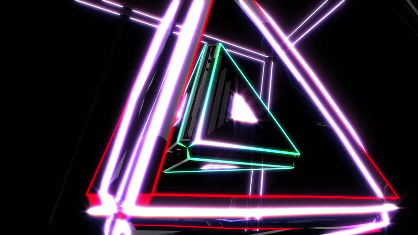วิดีโอสต็อกของ triangle - hi tech vj loop | 7339429 | Shutterstock