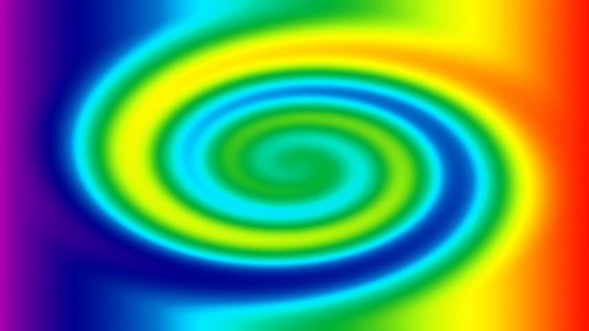 Stock Video Clip of Rainbow swirls - loopable | Shutterstock