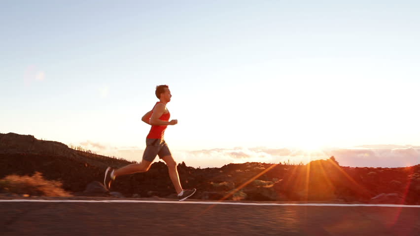 runner-training-on-the-road image - Free stock photo - Public Domain ...