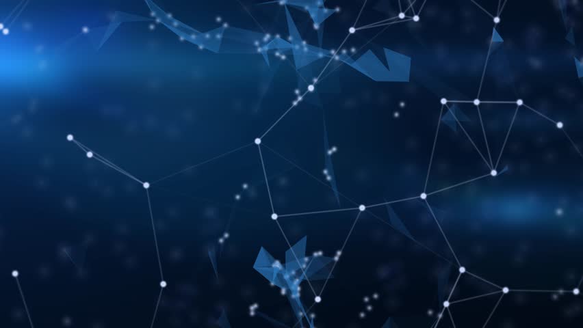 Abstract Background. Clusters Of Structures. Place For Text. Cinematographic Plexus Network ...