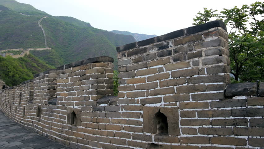 Landscape Great Wall Of China Forest Disrepair Chinese Culture Historic ...