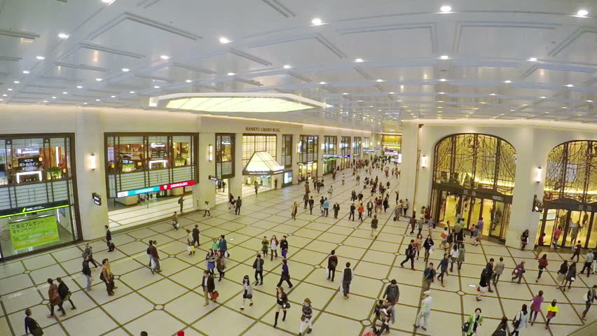 Osaka, Japan - Oct 29: 4k Timelapse Video Of People In An Underground ...