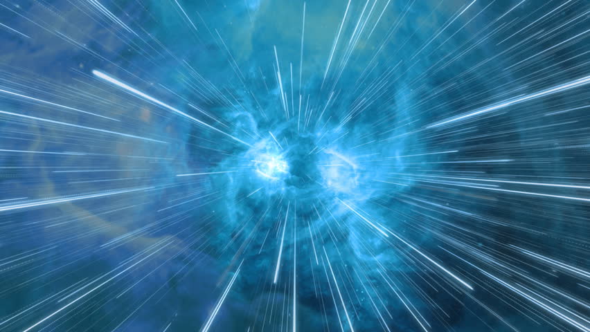 Hyperspace Jump Through the Galaxy Stock Footage Video (100% Royalty ...