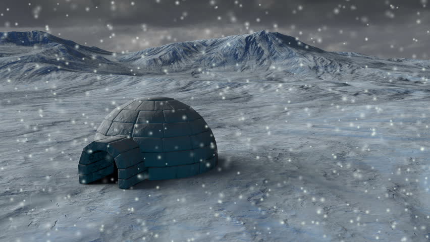 Arctic Igloo - 4K Resolution Ultra HD Stock Footage Video 8480707 ...