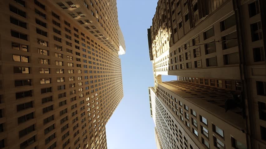 High Angle View. City Skyline Stock Footage Video (100% Royalty-free ...