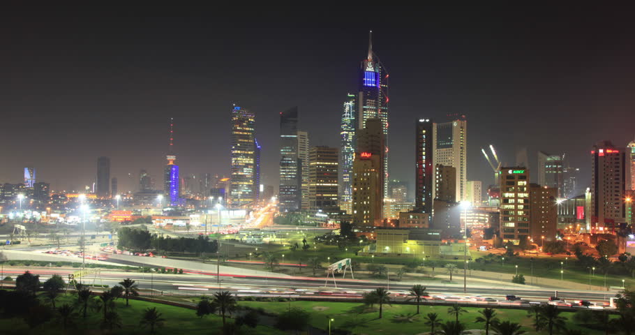 Stock video of kuwait- december 10: downtown kuwait city | 8678539 ...