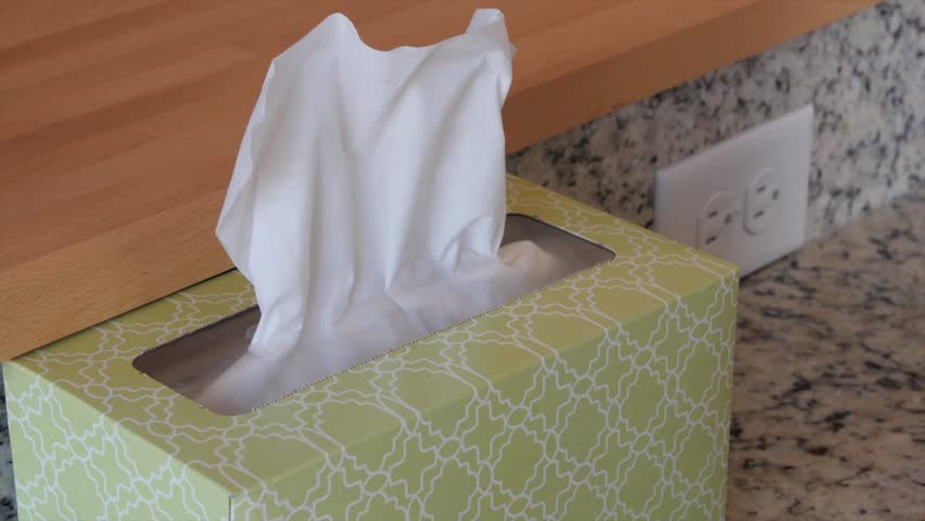 A Hand Grabbing a Tissue Stock Footage Video (100% Royalty-free ...