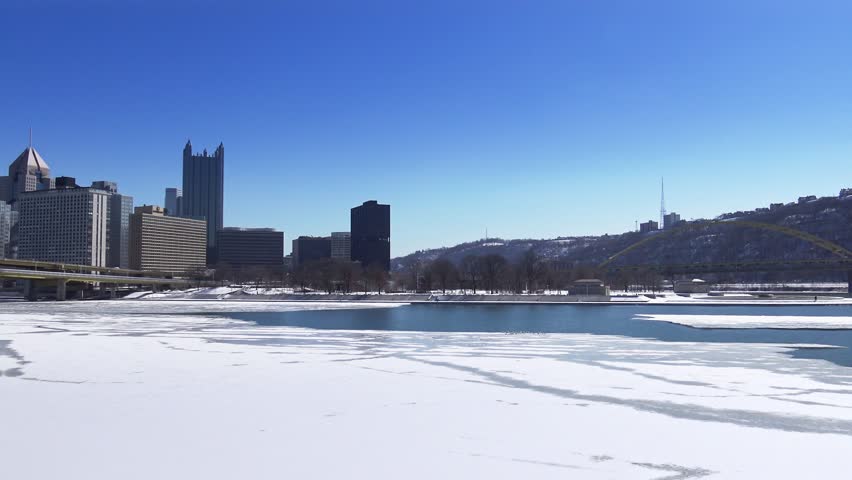 Point Park In Pittsburgh Pa Winter Scenes Camp Leonard Woods, NJ,