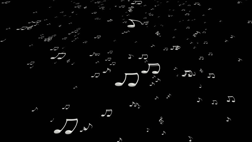 Animated Flying Colorful Music Notes On Transparent Background 2 (from ...