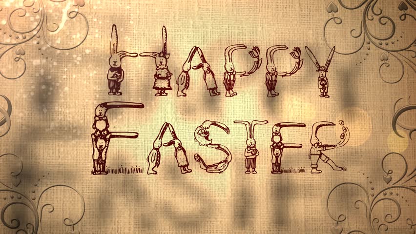 Easter Animation With Religious Christians / Catholic Church Easter ...