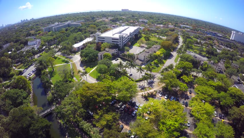 Aerial Video University of Miami Stock Footage Video (100% Royalty-free ...