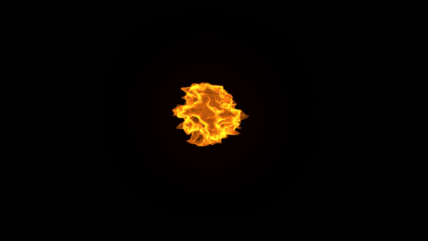 Explosion Top View Beautiful 3D Top View Realistic Explosion With Alpha ...