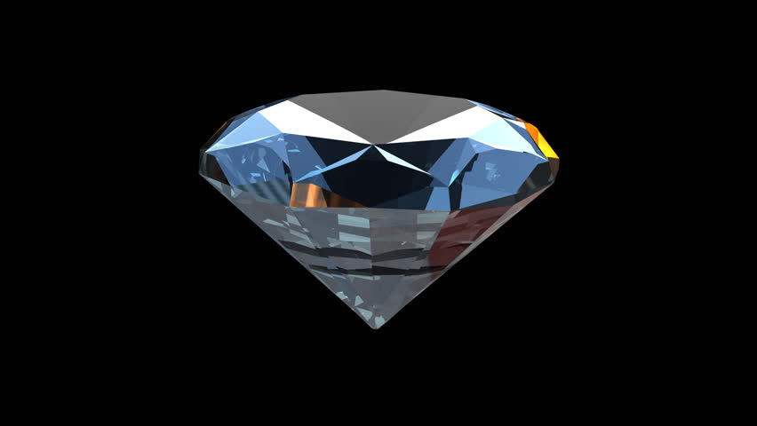 Pink Ruby Diamond Gemstone Gem Stone Spinning Wedding Background Loop ...